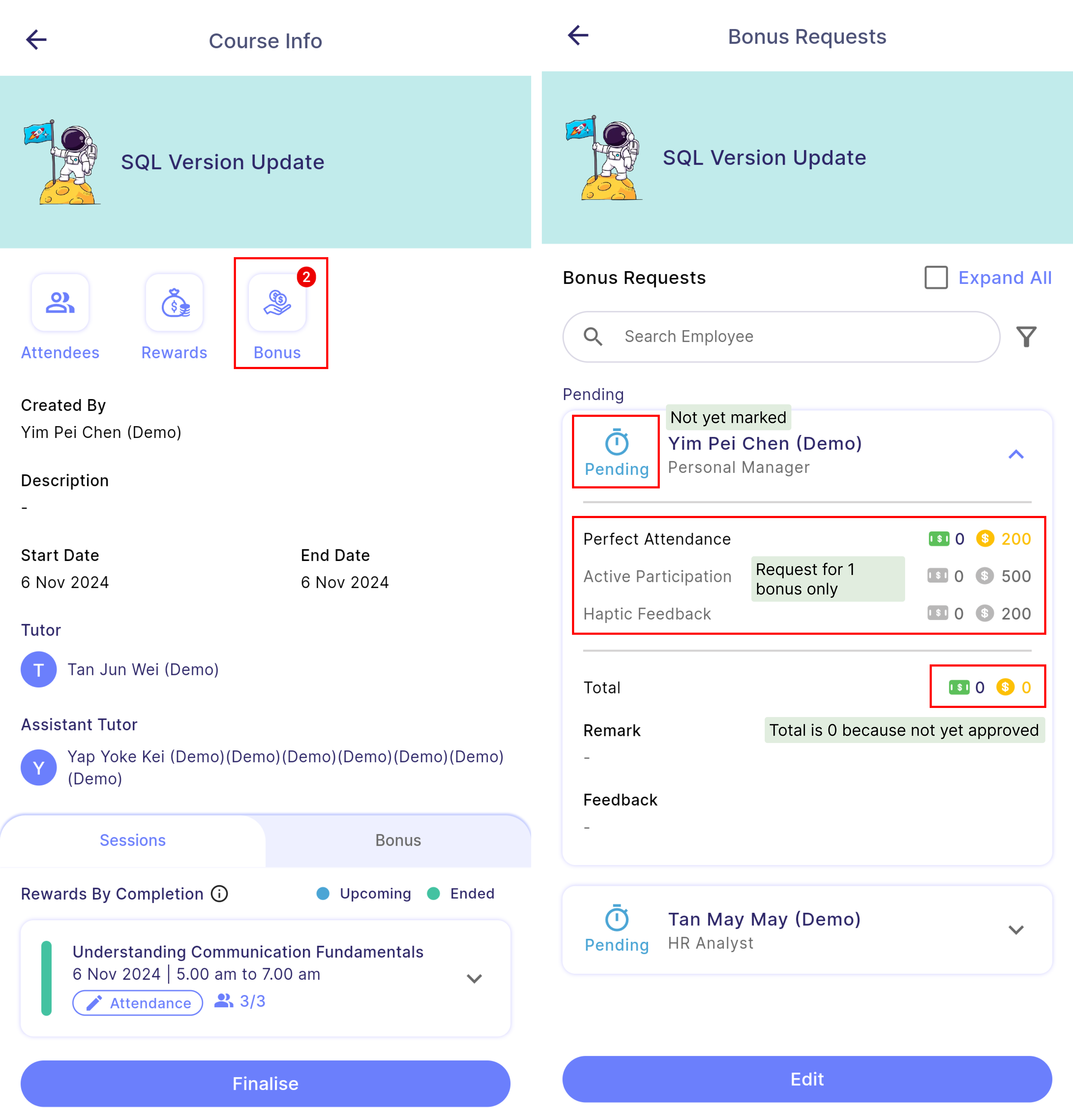 Upskill Details | SQL Documentation