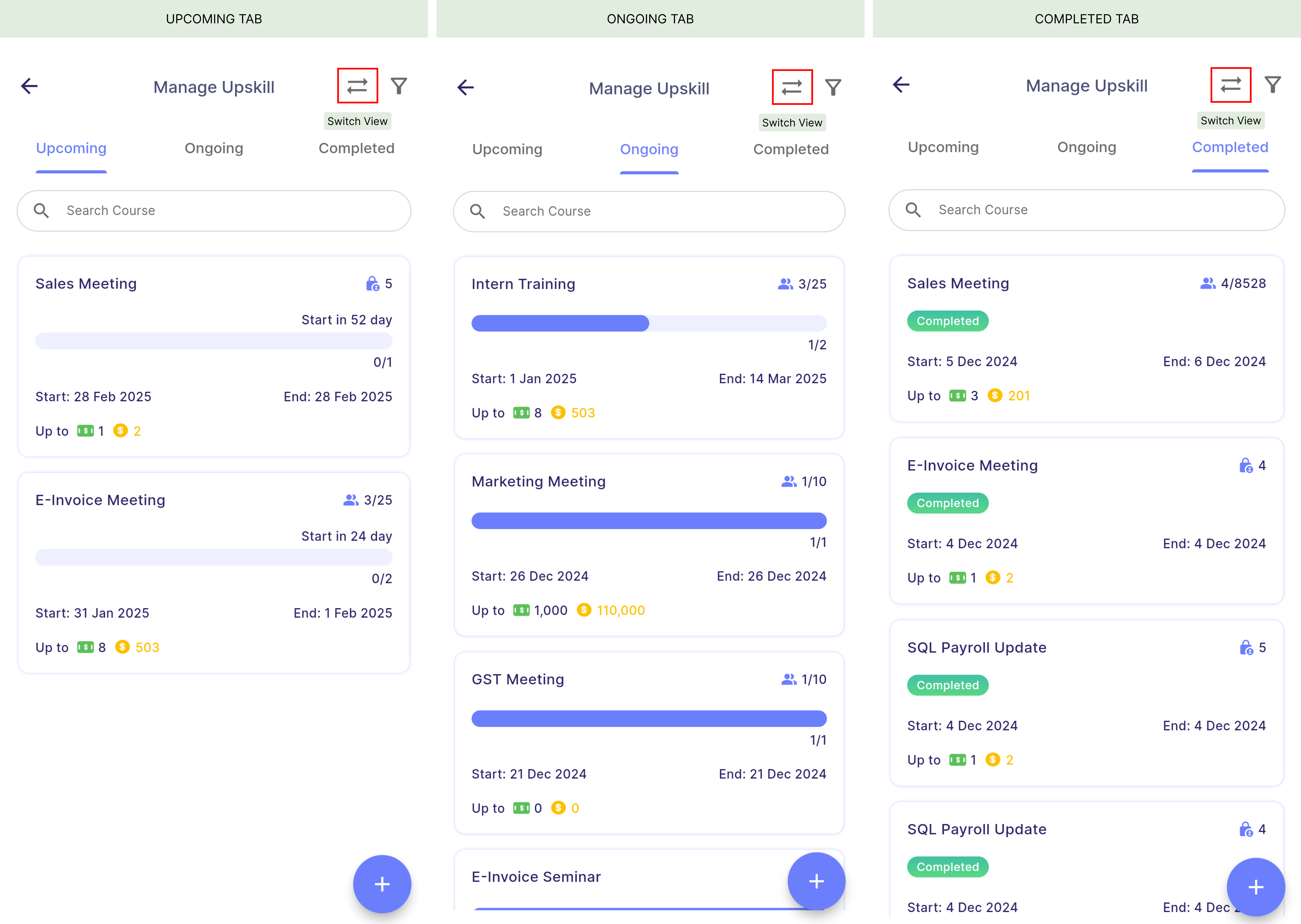 Upskill Details | SQL Documentation