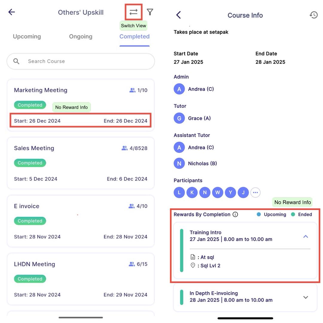 Upskill Details | SQL Documentation
